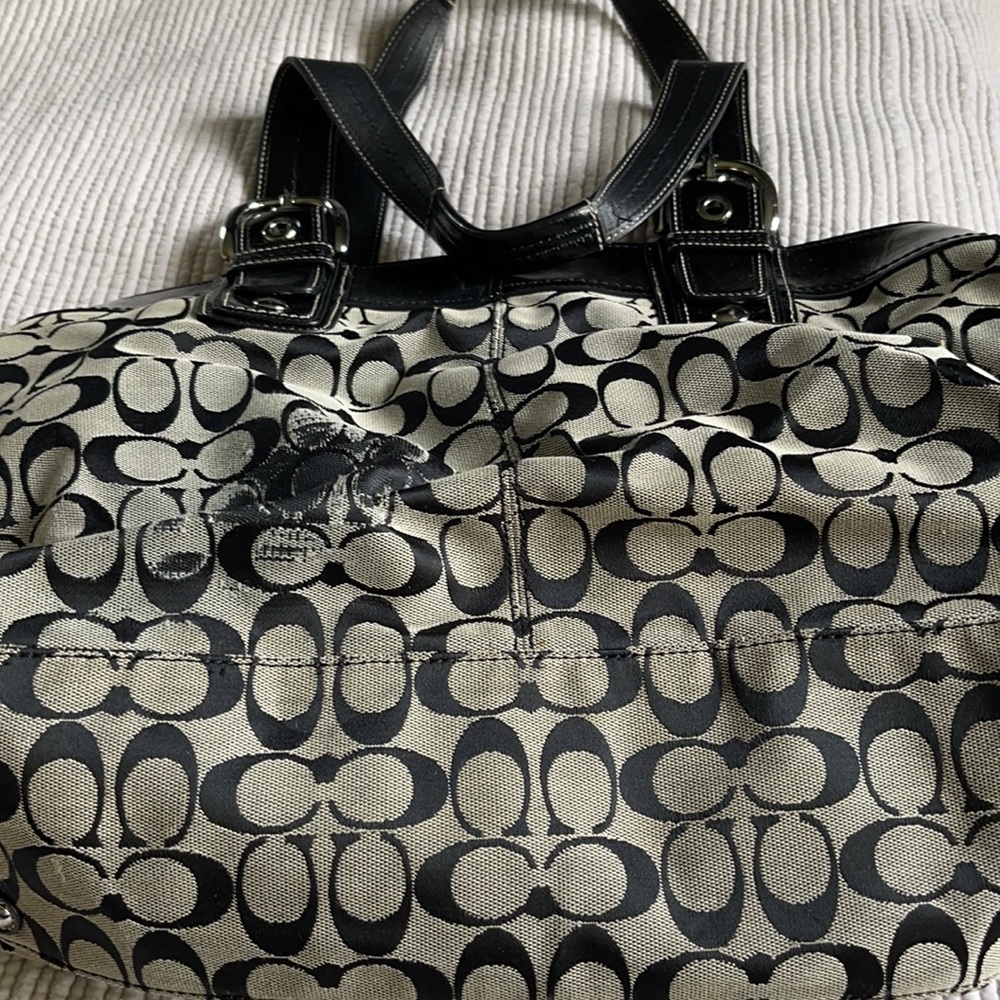 Coach Tote /Laptop Bag. Definitely Has Been Loved - Gem